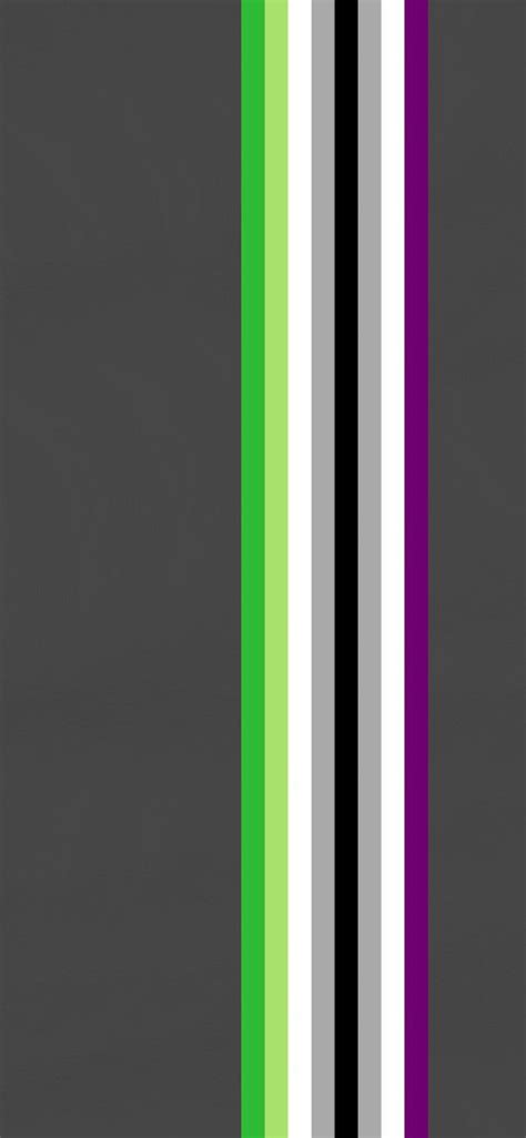 Some Very Simple Stacked Aroace Flag Wallpapers Aromanticasexual