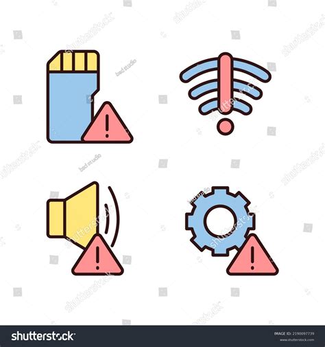 Hardware Issues Pixel Perfect Rgb Color Stock Vector Royalty Free 2190097739 Shutterstock