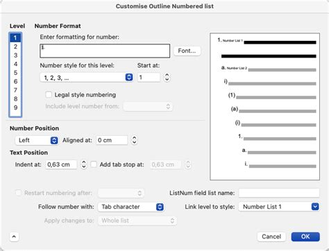 Outline Numbering In Word For Macos Best Practices Brandwares