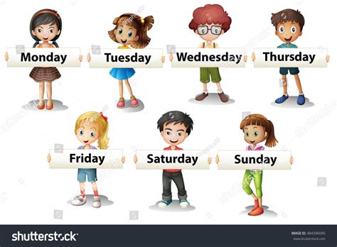 Categoría Days Of The Week Clip Art De Imágenes Fotos De Stock E