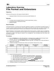 02 Laboratory Exercise 1 Converted Docx IT1910 Laboratory Exercise