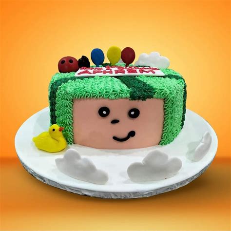 Cocomelon Cake Ideas Icing Cocomelon Cake 1 Tier Cake Pao S Cakes