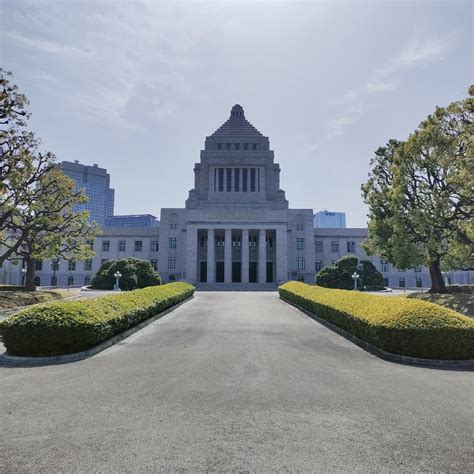 社会科見学 国会議事堂 ミケと一緒