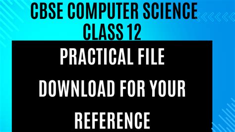 200 Important Cbse Computer Science Class 12 Previous Year Questions