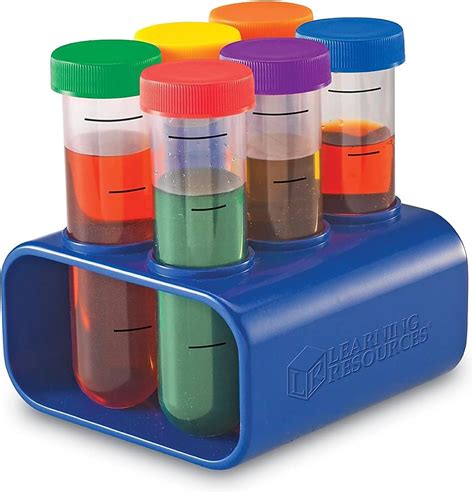 Learning Resources Primary Science Jumbo Test Tubes With Stand Set Of