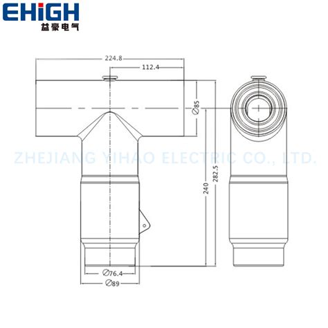 35kv cabinet terminal kit epdm separable connector european style front connector china