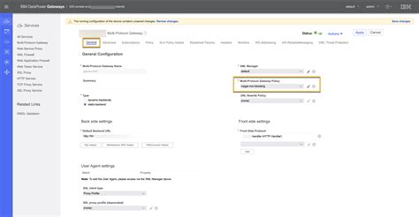 Multiprotocol Gateway Setup