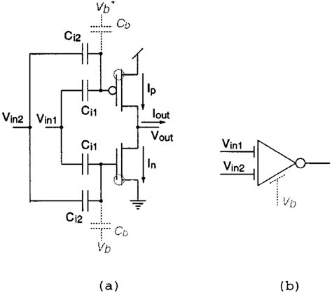 A Double Input Inverter B Double Input Inverter With Bias Input