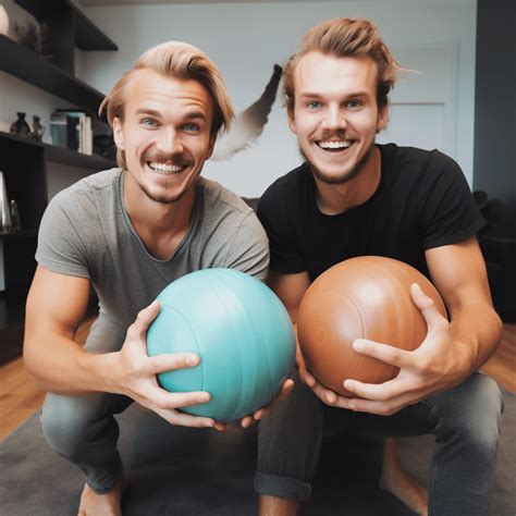 2 Guys Playing With Their Balls R Midjourney