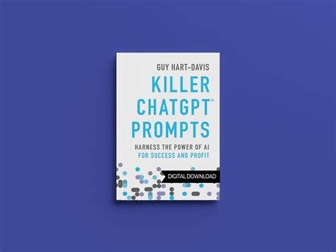 Killer Chatgpt Prompts By Guy Hart Davis Digital Pdf Etsy