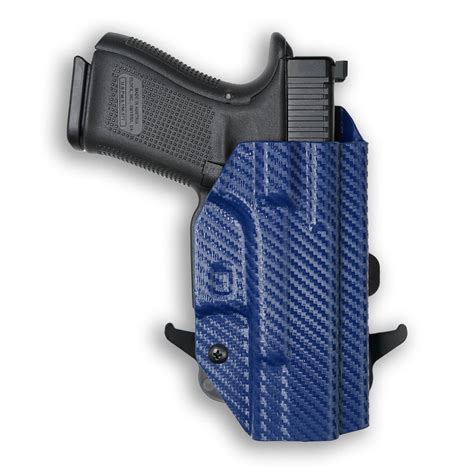 Blue Carbon Fiber Kydex Owb Paddle Holster Custom Designed Paddle