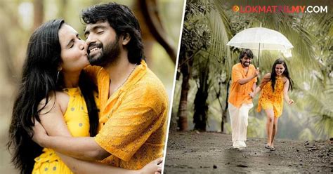 Mr And Mrs Parab आंबा नारळाची बाग अन् मनमोहक वातावरण प्रतिजाचं रोमँटिक फोटोशूट पाहा