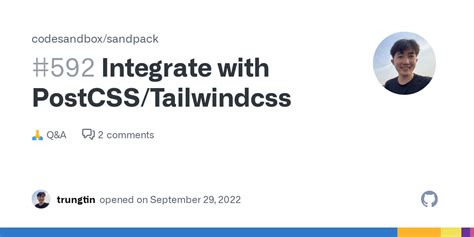 Integrate With Postcsstailwindcss · Codesandbox Sandpack · Discussion