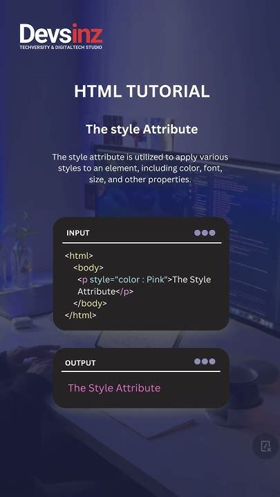 Discover The Power Of Html Style Attributes To Enhance Your Web Pages