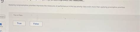 Solved Applying Nonpreemptive Priorities Improves The
