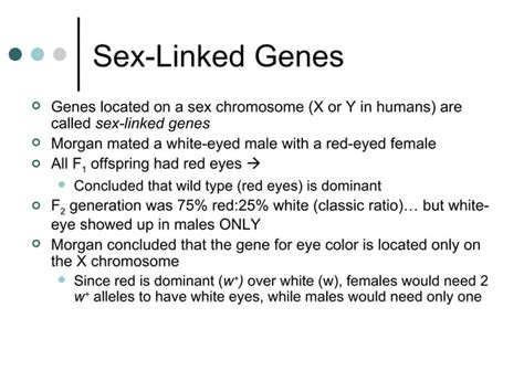 The Chromosomal Basis Of Inheritance PPT Genetics Science