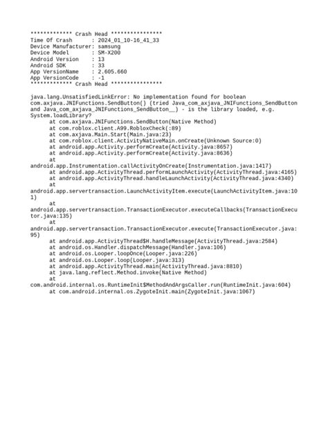 Android App Crash Debugging Pdf