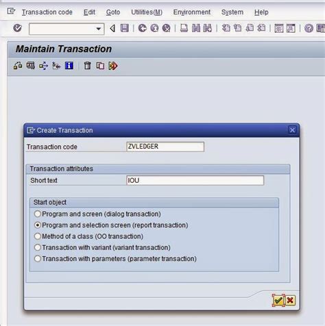 Fico Sap Step By Step Guide Line For De Creation Through Se93 How To Create T Code