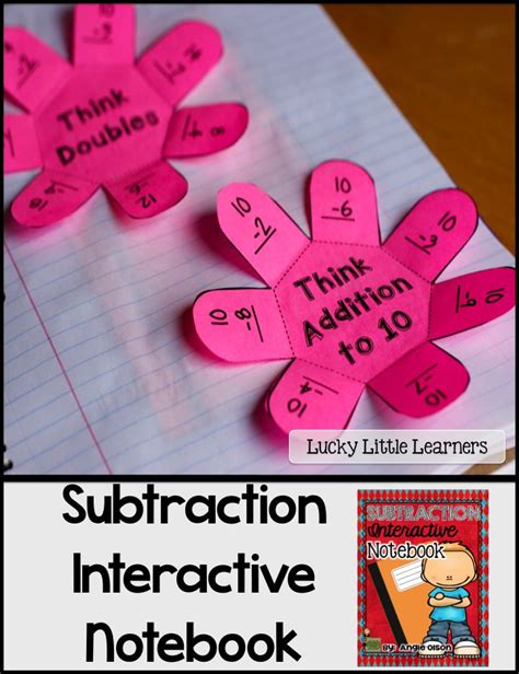Subtraction Second Grade Math Notebook Math Interactive Notebook