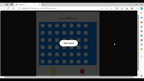 Harsh Vardhan Singh On Linkedin Internship Gamedevelopment Html Css Javascript Connect4