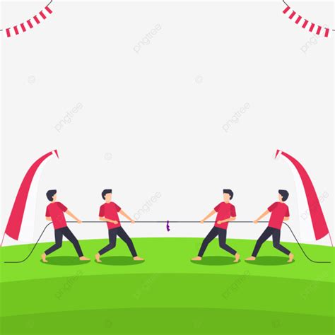 줄다리기 대회 인도네시아 독립 기념일 줄다리기 인도네시아 혁신의 날 경쟁 Png 일러스트 및 벡터 에 대한 무료 다운로드 Pngtree