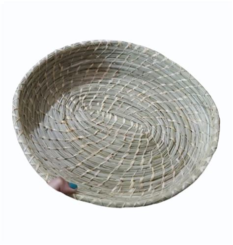 Kans Grass Round Tray Type Decorative Trays At ₹ 245piece In Guwahati Id 2855520408391