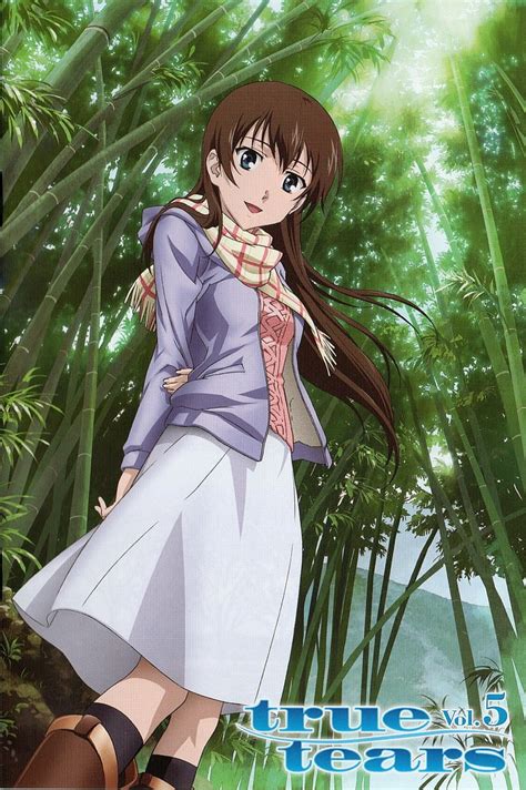 Hd Wallpaper True Tears Ando Aiko Girl Look Fear Close Up Red