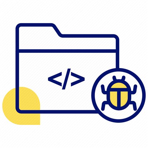 Bug Defect Error Folder Bug Hack Virus Icon Download On Iconfinder