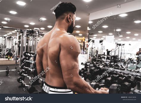Muscle Man Doing Bicep Curls Muscle Stock Photo Shutterstock