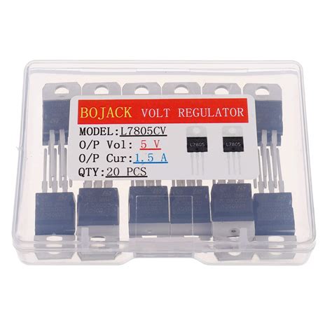 Buy Bojack Ic L7805cv Voltage Regulator Output 5 V 15 A Integrated