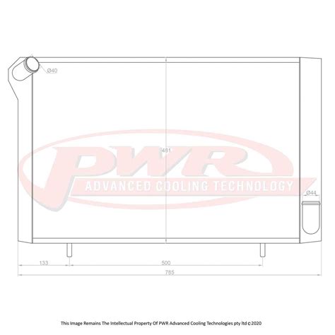 Pwr 55mm Radiator Chevrolet Corvette Stingray C3 V8 68 82 Garage 7