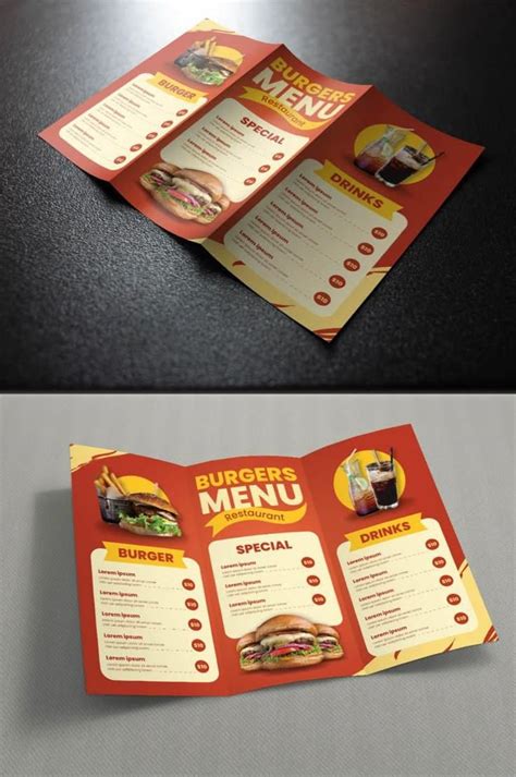 Beautiful Folding Menu Design Free Eps Download