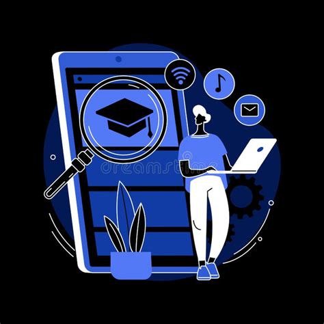 Mobile App Development Courses Abstract Concept Vector Illustration Stock Vector Illustration