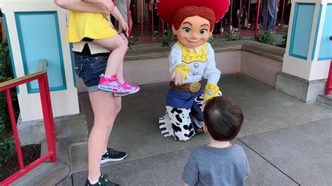 Meeting Jessie Dca California Adventure Disneyland Pixar Pier Toy