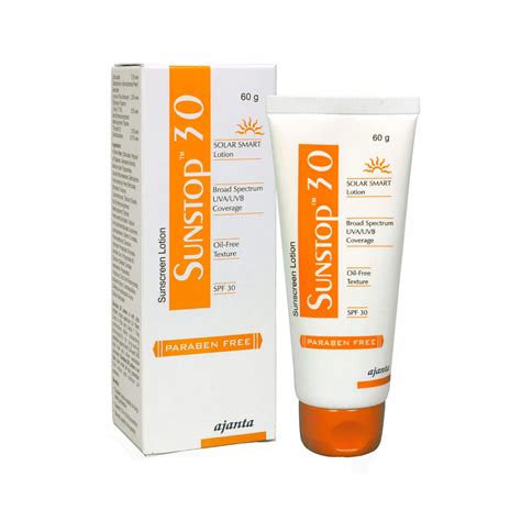 Sunstop Spf 30 Sunscreen Lotion 60g Cureka Online Health Care