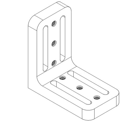 Abs050 M Right Angle Mounting Bracket
