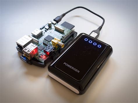 Battery Power For The Raspberry Pi Using A Powergen Mah Pack Paul Herron Web Developer