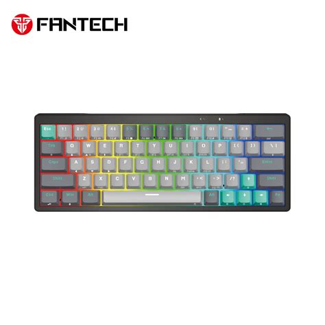 Fantech Small Wireless Keyboard 60 3 Connection Modes Usb24 Ghz