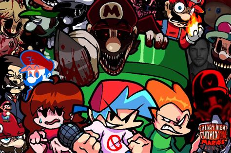 官方正式更新无码fnf正式版更新 Marios Madness V2 全流 哔哩哔哩