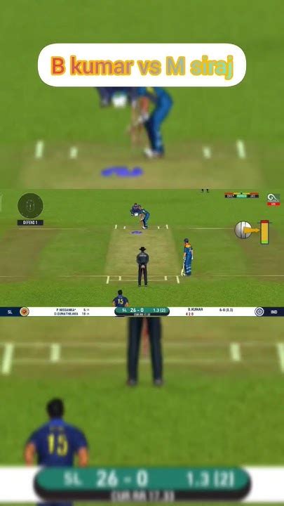 B Kumar Vs M Siraj Cricket Rc20 Comparison Viral Shortsviral Shortsfeed Summerofshorts
