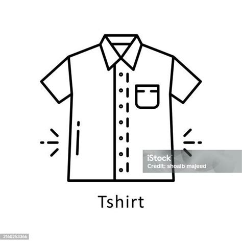 티셔츠 벡터 개요 디자인 일러스트레이션입니다 흰색 배경의 기호 Eps 10 파일 T 셔츠에 대한 스톡 벡터 아트 및 기타 이미지 T 셔츠 광고 깨끗한 Istock
