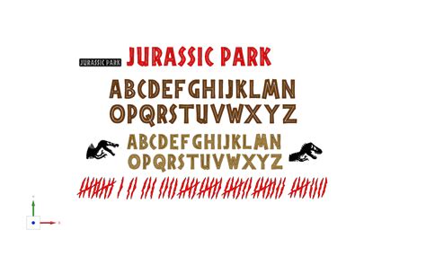 Jurassic Park Font Roaring Into The 90s The Birth Of Jurassic Park