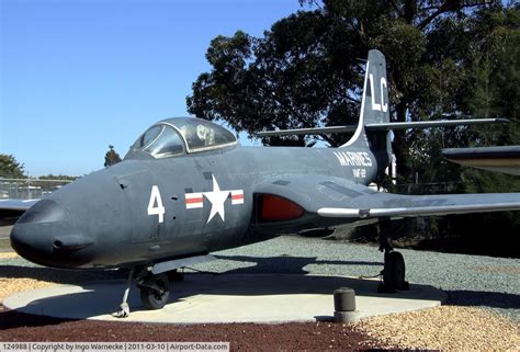 Aircraft 124988 Mcdonnell F2h 2 Banshee Cn 291 Photo By Ingo