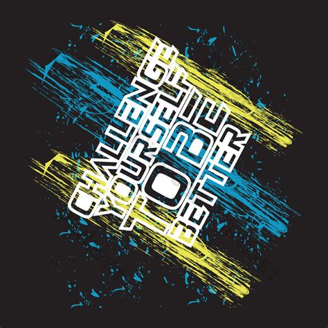 동기 부여 및 영감을 주는 인용문 문자 텍스트 효과 타이포그래피 어두운 티셔츠 디자인 일러스트 Eps 무료 다운로드