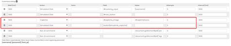 how to setup the web session parameter to automatically log with