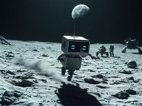 A Friendly Looking Robot With A Distinctive Square Shaped Body And Expressive Screen Like Eyes