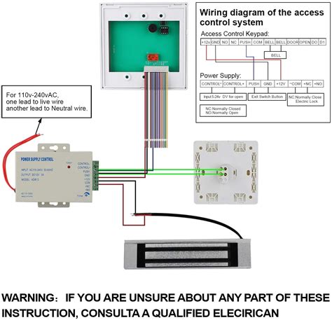 Access Control Magnetic Door Lock Wiring Diagram Circuit Diagram