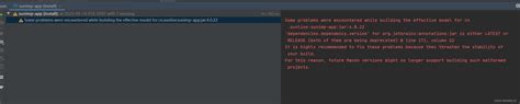 Maven打包报错dependenciesdependencyversion For Orgjetbrains Csdn博客