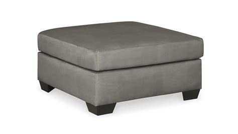 Darcy Ottoman Gray Home Furniture