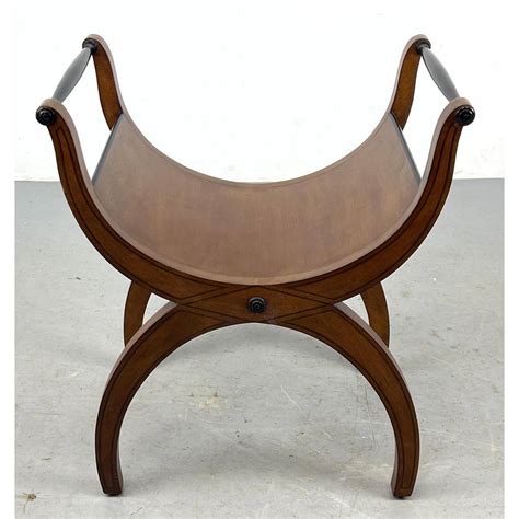 Wooden Neo Classical Bench By John Richard European Crosswinds Collection